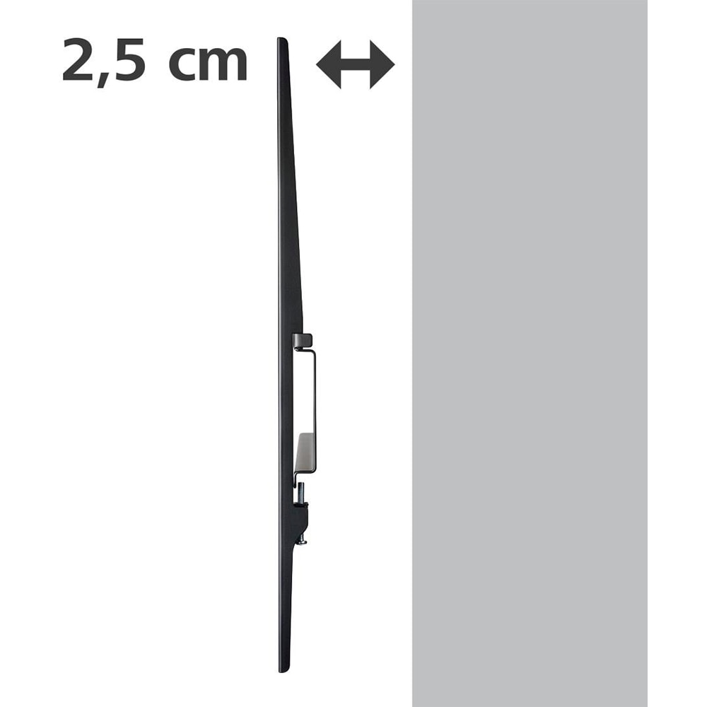 Suport TV perete HAMA 220811, fix, 32-75", 40kg, negru