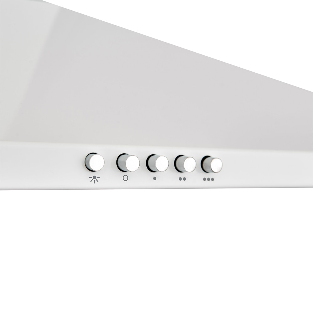 Hota decorativa CHW60, 1 motor, 380 m3/h, 60 cm, alb
