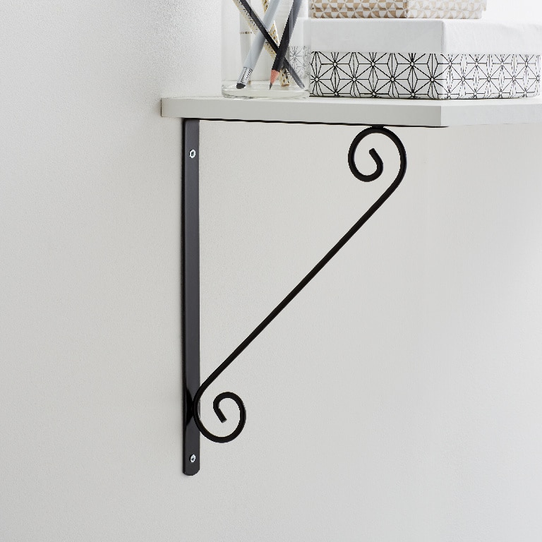 Consola Raft, 150 x 200 mm, Otel, Negru Form