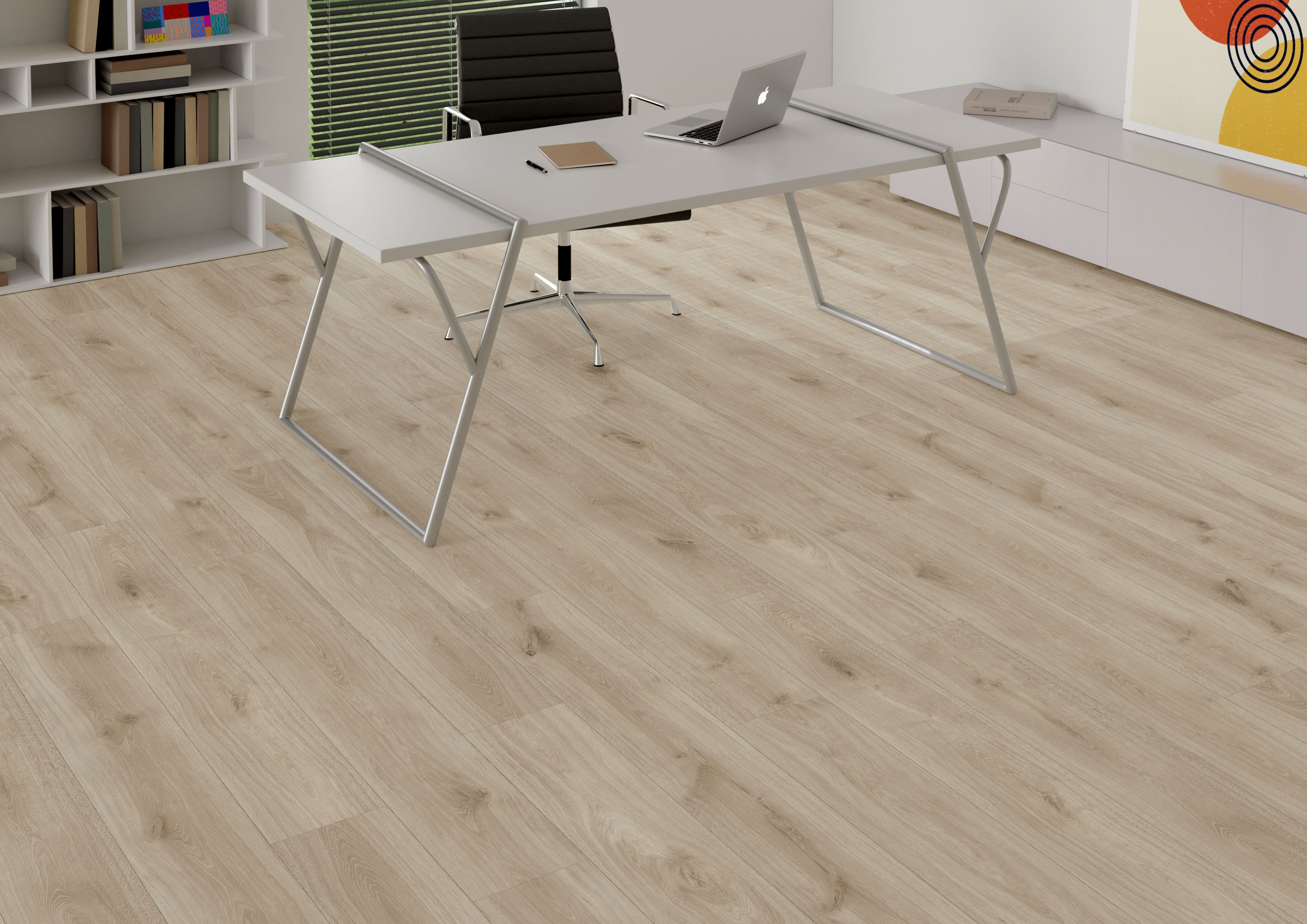 Parchet laminat 8 mm, stejar, acoperire per cutie 2.372 mp, AC5, HDF