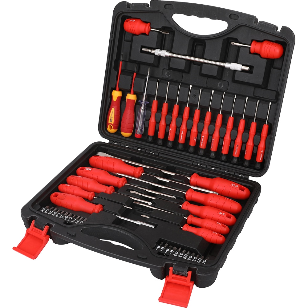 Set surubelnite FORGE STEEL C10113485, CrV, 49 piese