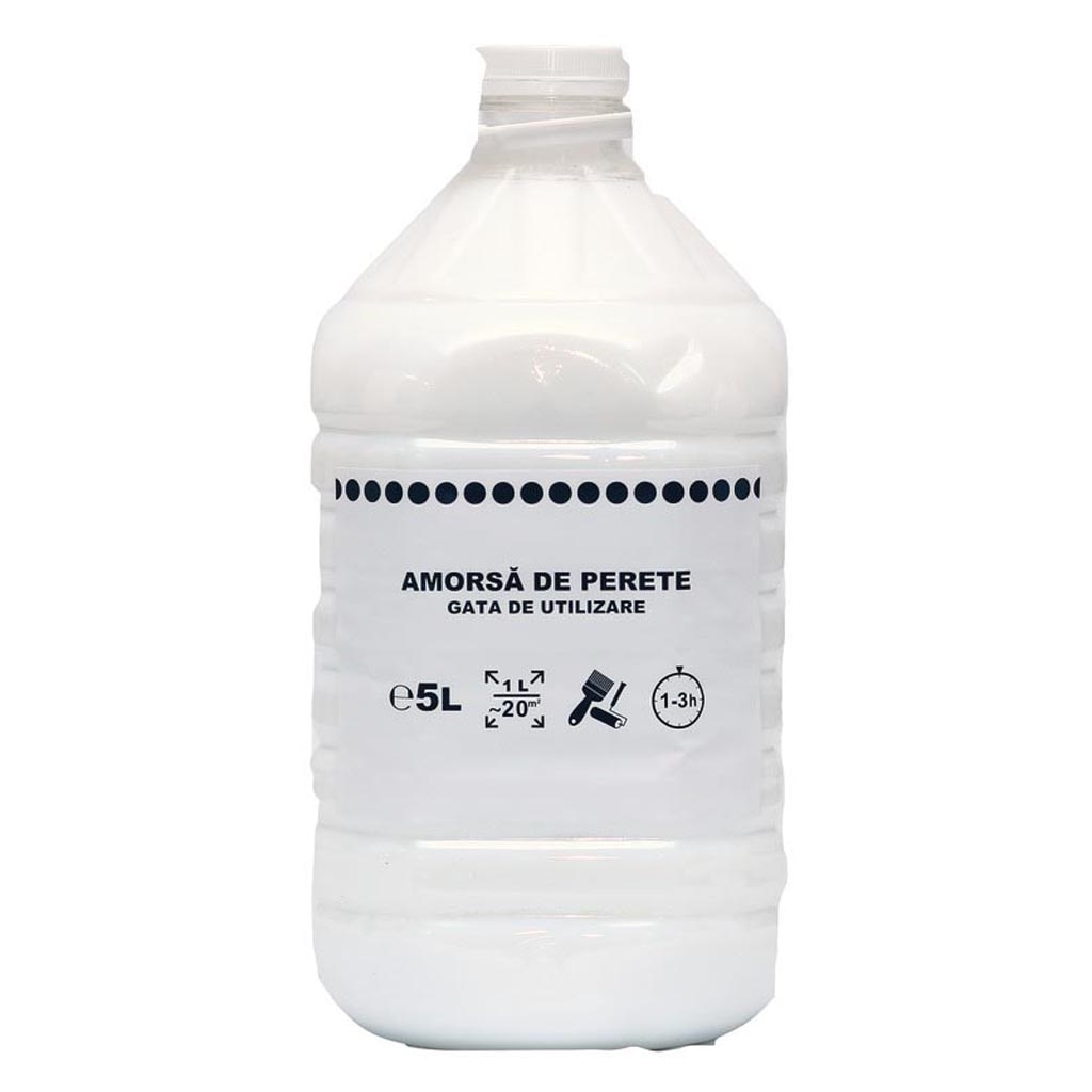 Amorsa pentru perete interior, alb, 5 L