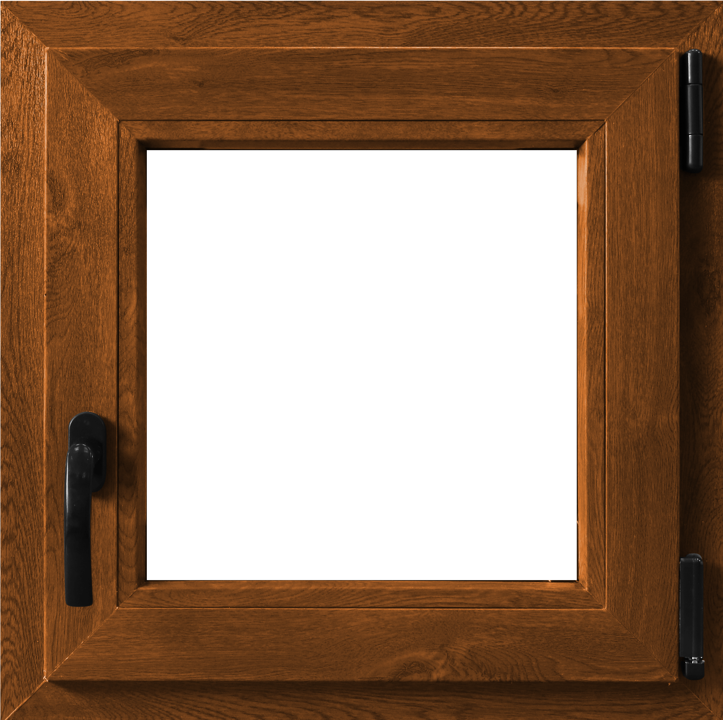 Fereastra termopan PVC, geam Float + Low-E, nuc, 6 camere, 56 x 56 cm ...