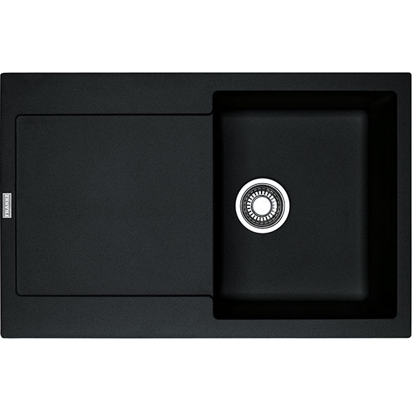 Chiuveta bucatarie FRANKE Maris MRG 611-78, 1 cuva, picurator reversibil, compozit granit, negru