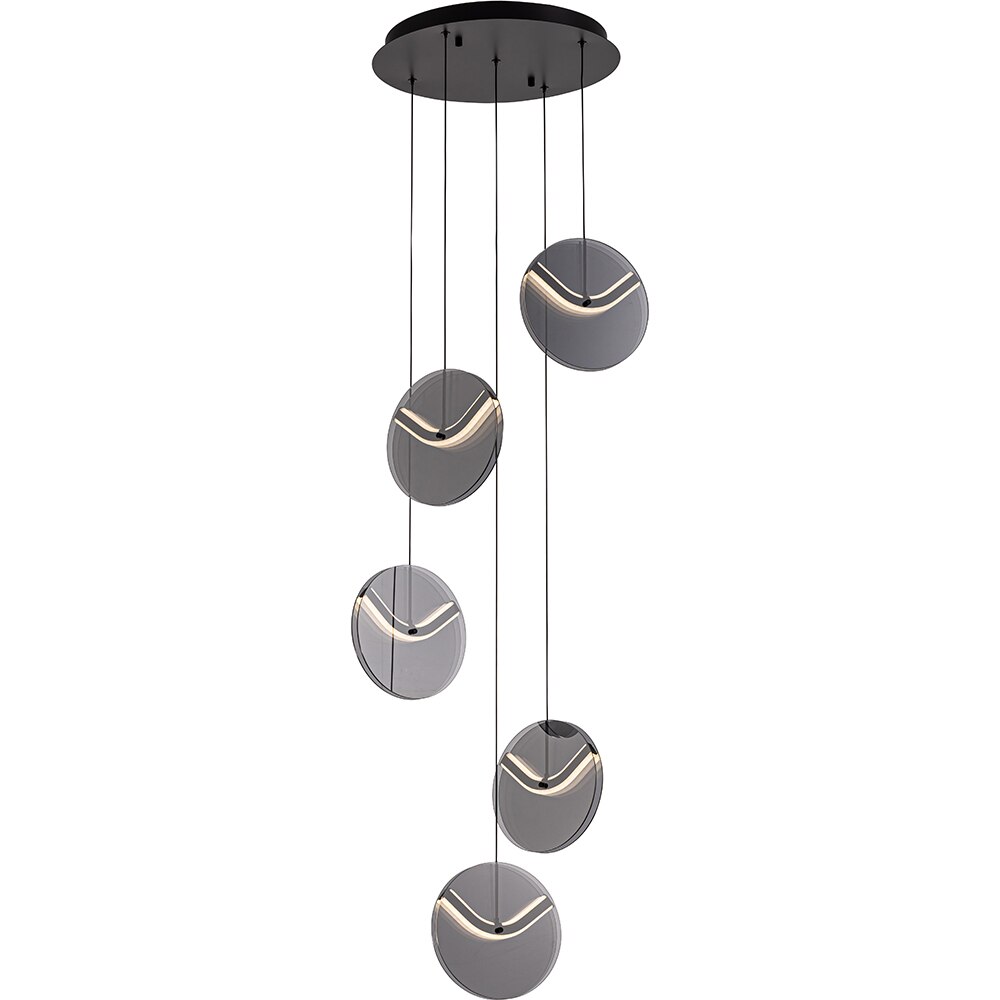 Lustra LED MYRIA MY10367DI, 32W, 743lm, 4000K, IP20, negru
