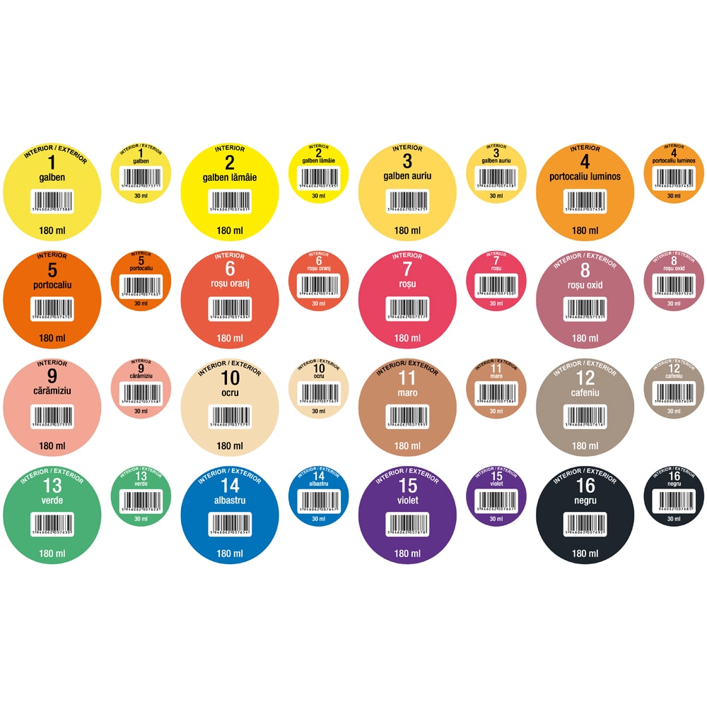 Pigment super concentrat OSKAR 15, interior/exterior, 180ml, violet