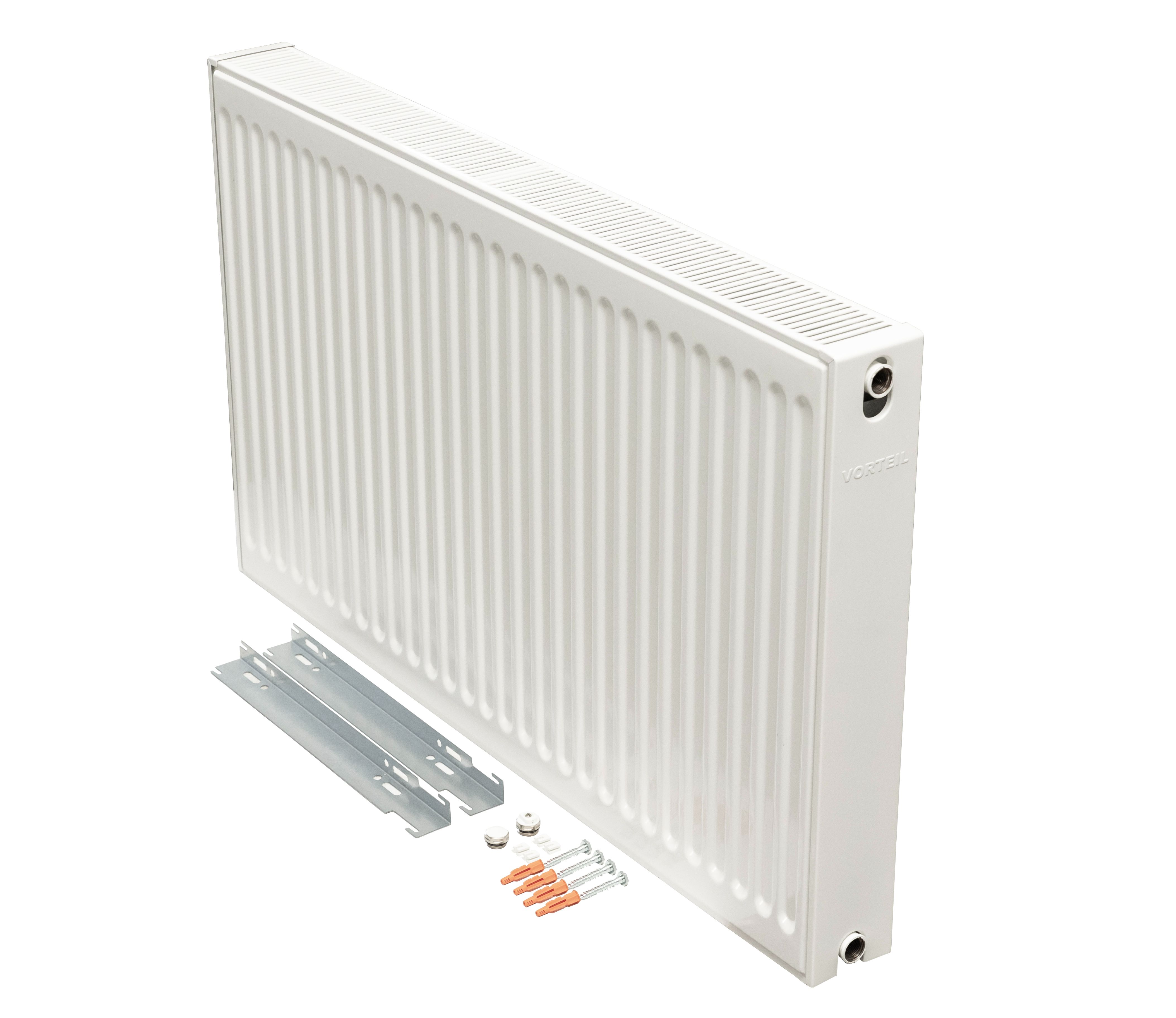 Radiator otel VORTEIL, model 22, 600 x 1000 mm, accesorii incluse