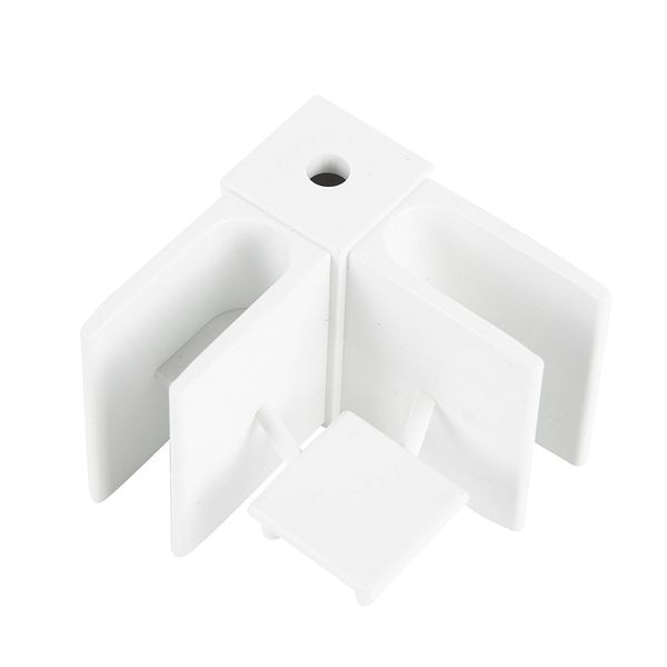 Set coltari pentru imbinare teava rectangulara Alleymet, 4 buc, plastic ...