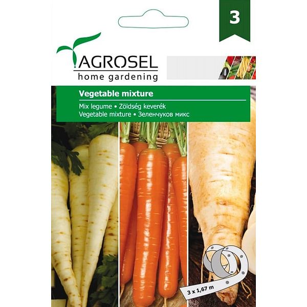 Seminte mix legume (Nantes 2, Felhosszu, White gem) AGROSEL, 5.15 g