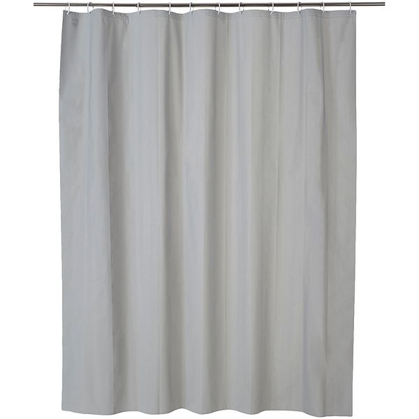 Perdea dus Drina GoodHome, poliester, 180x200 cm, gri