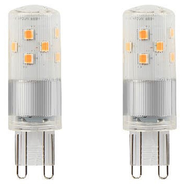 Set 2 becuri LED DIALL, G9, 3.8W, 2700K