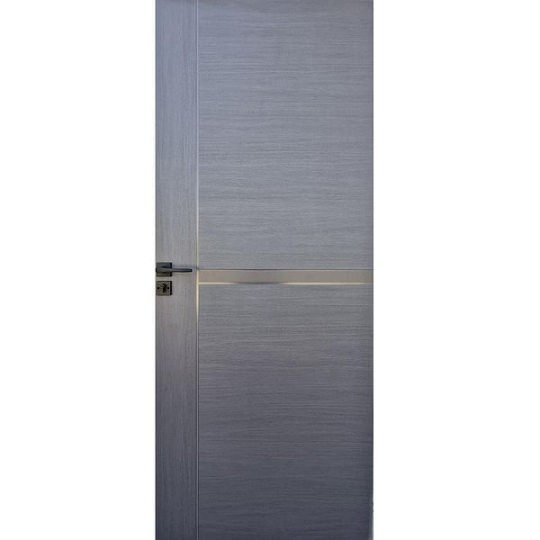 Usa interior Pamate PL A01, fara geam, reversibila, MDF, 60 x 204 cm, gri