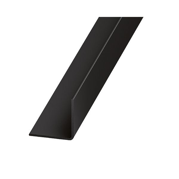 Cornier PVC, 30 x 30 mm, 2.5 m, negru