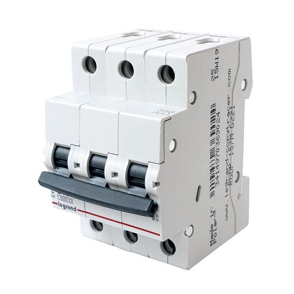 Disjunctor electric tripolar 25 A, 4.5 kA, 400 V Legrand