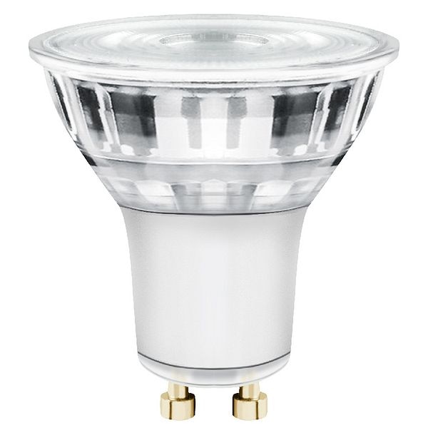 Bec LED, GU10, reflector, 50 W, 2700-4000 K, sticla transparenta • Diall