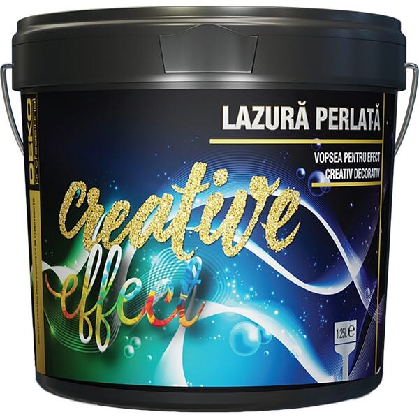 Lazura perlata Creative Effect, auriu, 1.25L