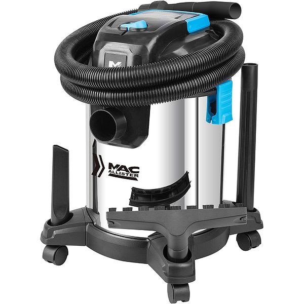 Aspirator umed/uscat MAC ALLISTER MWDV-20 L-A, 20l, 1400W, 78dB, gri-negru