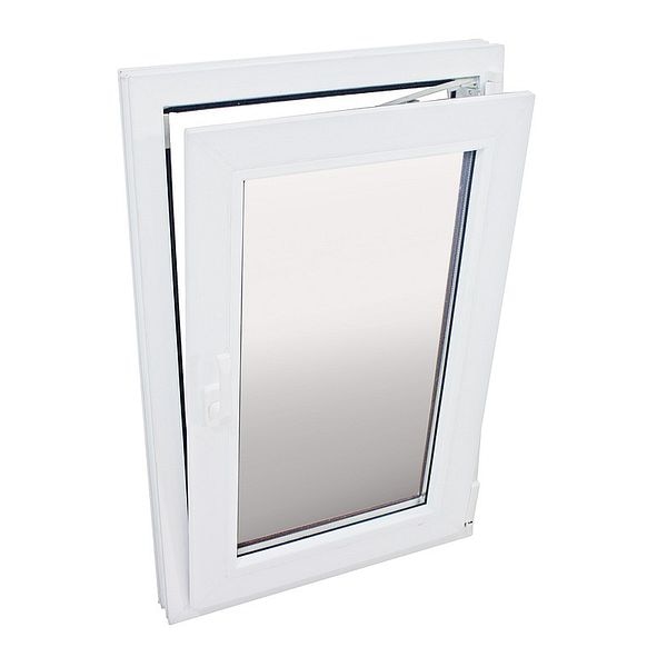 Fereastra termopan FENSTERWELT, PVC, 4 camere, 76 x 116 cm, deschidere ...