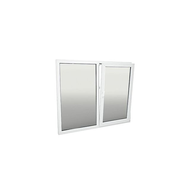 Fereastra termopan PVC, geam Clar + Low-E, alb, 4 camere, 116 x 116 cm ...