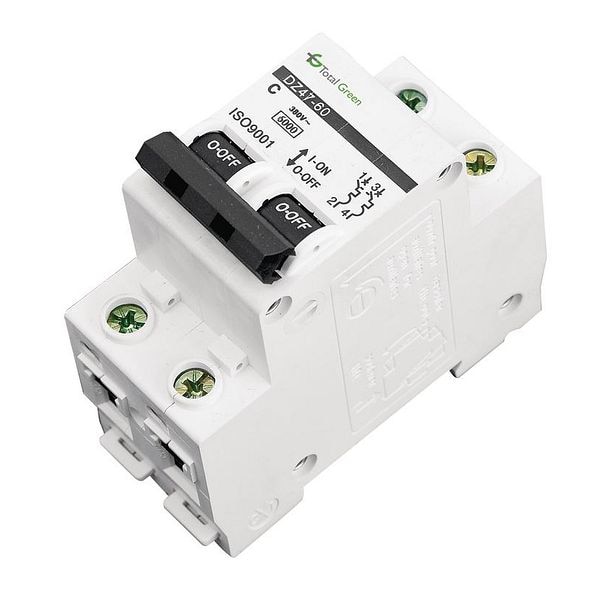 Disjunctor bipolar 16A Total Green, 6 kA, 220 - 240 V, 50 - 60 hz