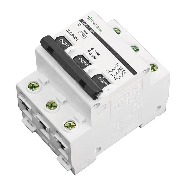 Disjunctor electric tripolar 10 A, 6 kA, 220 - 240 V, 50 - 60 hz Total ...