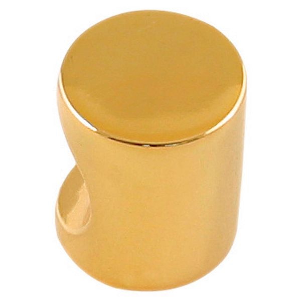 Buton usa, stil M4, metalic, 20 x 23 mm, aurit