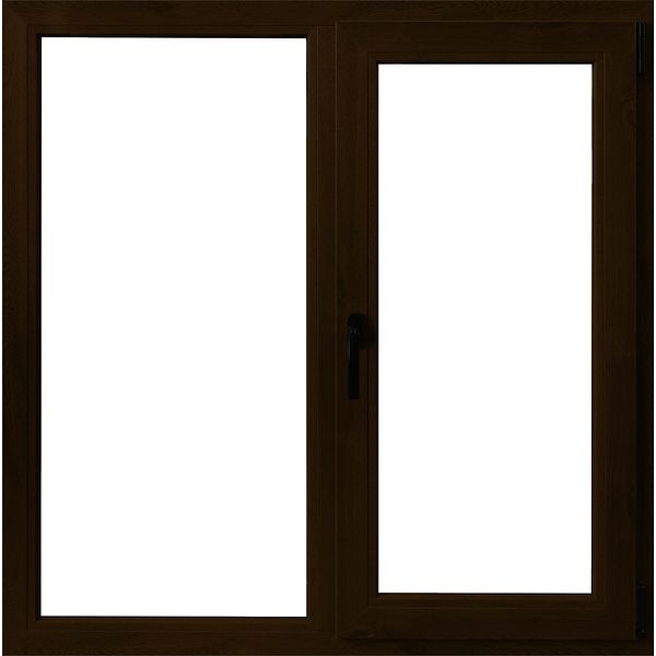 Fereastra termopan APLAST, PVC, 6 camere, 116 x 116 cm, deschidere ...