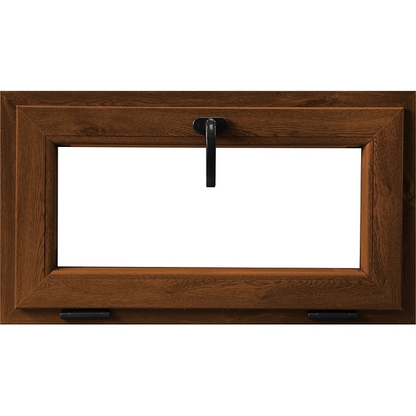 Fereastra termopan APLAST, PVC, 6 camere, 116 x 56 cm, deschidere ...