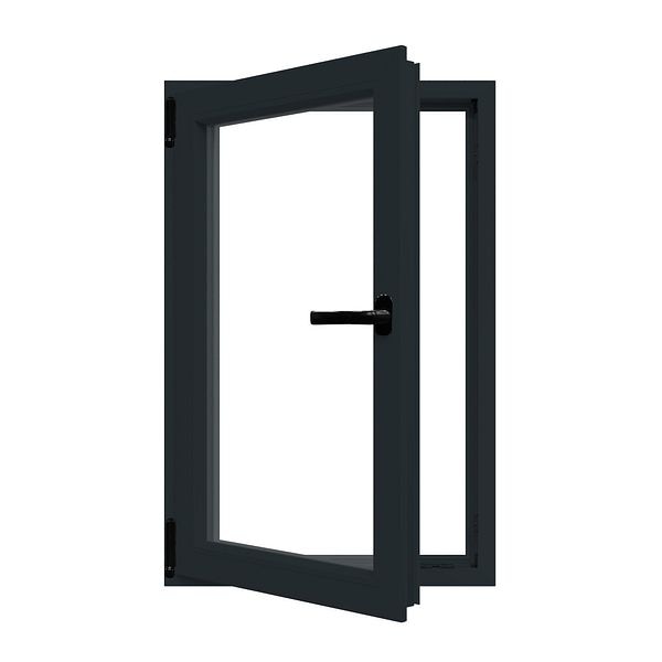 Fereastra termopan APLAST, PVC, 6 camere, 86 x 116 cm, deschidere ...