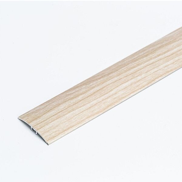 Prag trecere parchet Wood Class, 4.1 x 270 cm, aluminiu, frasin alb