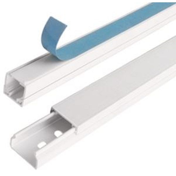Canal cablu cu banda adeziva Dietzel, PVC, 16 x 25 x 2000 mm