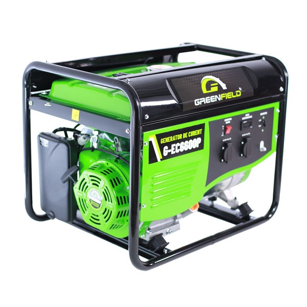 Generator electric GREENFIELD G-EC6600P, 5500W, 4 timpi, benzina ...
