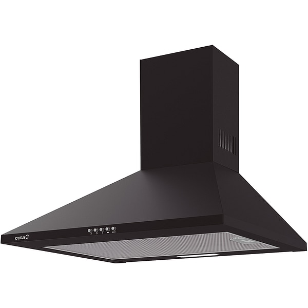 Hota decorativa CATA Omega 600 BK/M, 1 motor, 645 m3/h, L 60 cm, negru